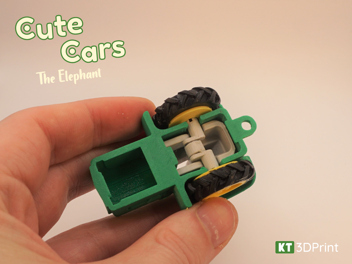 Cute Cars - The elephant by KT3Dprint | Download free STL model ...