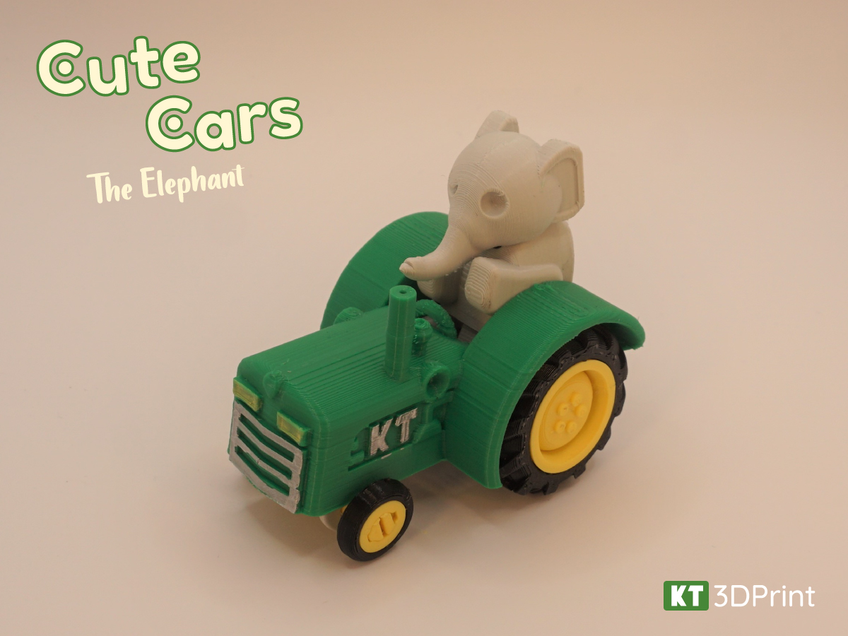 Cute Cars - The elephant by KT3Dprint | Download free STL model ...