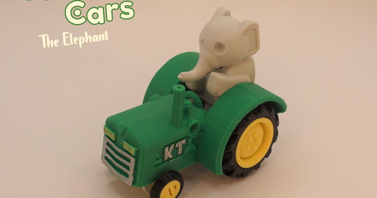 Cute Cars - The elephant by KT3Dprint | Download free STL model ...