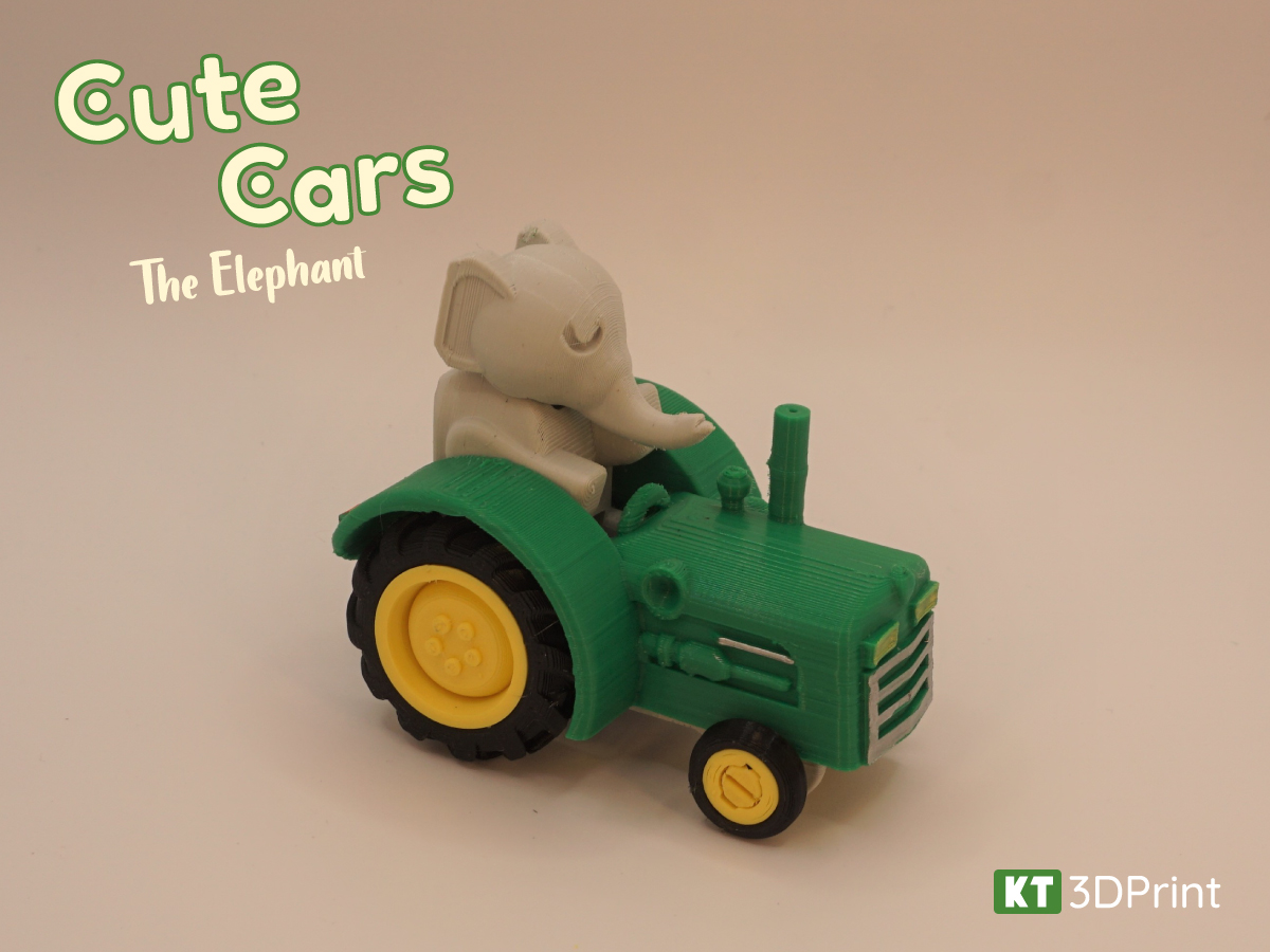 Cute Cars - The elephant by KT3Dprint | Download free STL model ...