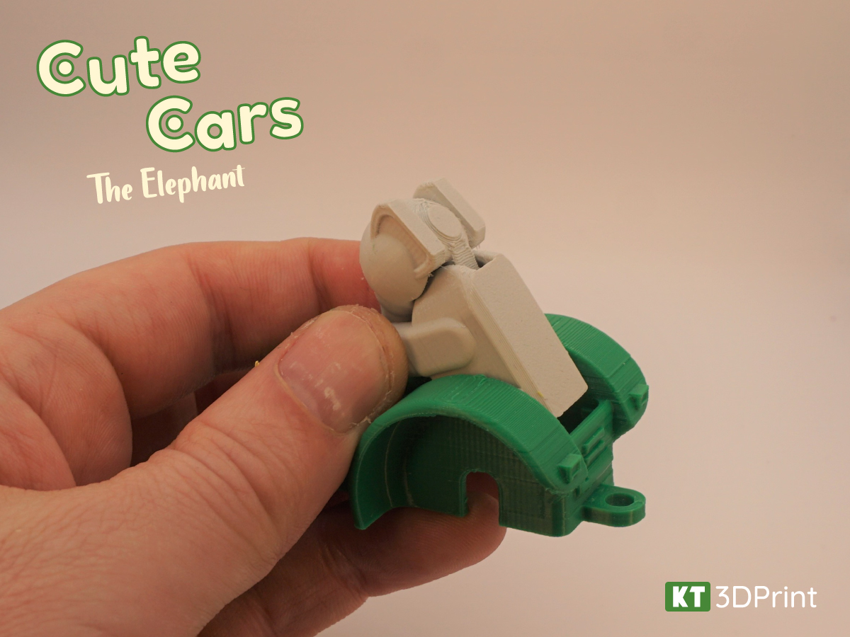 Cute Cars - The elephant by KT3Dprint | Download free STL model ...