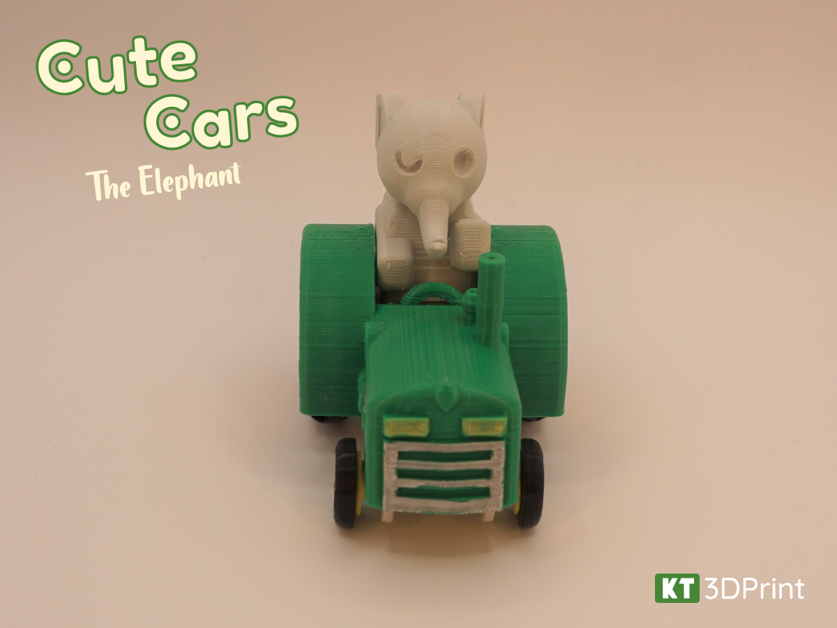 Cute Cars - The elephant by KT3Dprint | Download free STL model ...