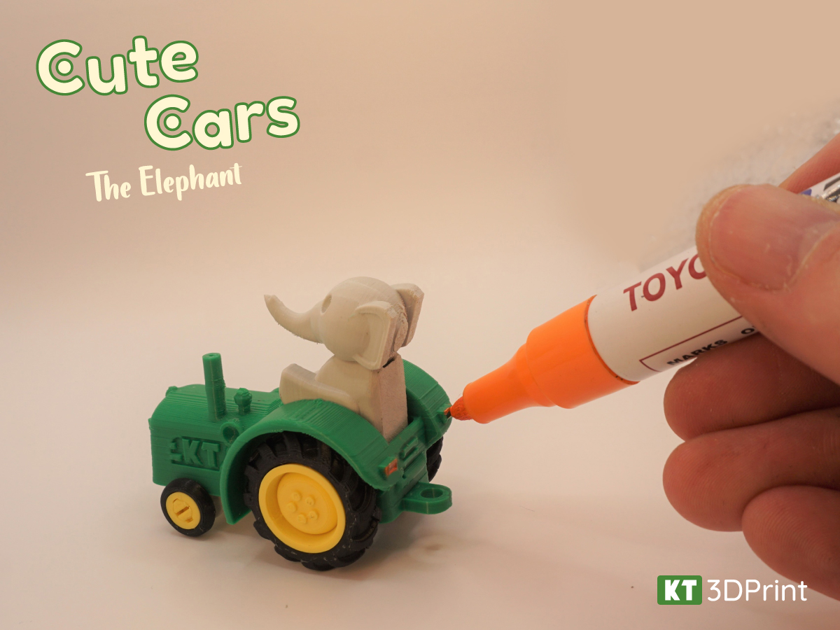 Cute Cars - The elephant by KT3Dprint | Download free STL model ...