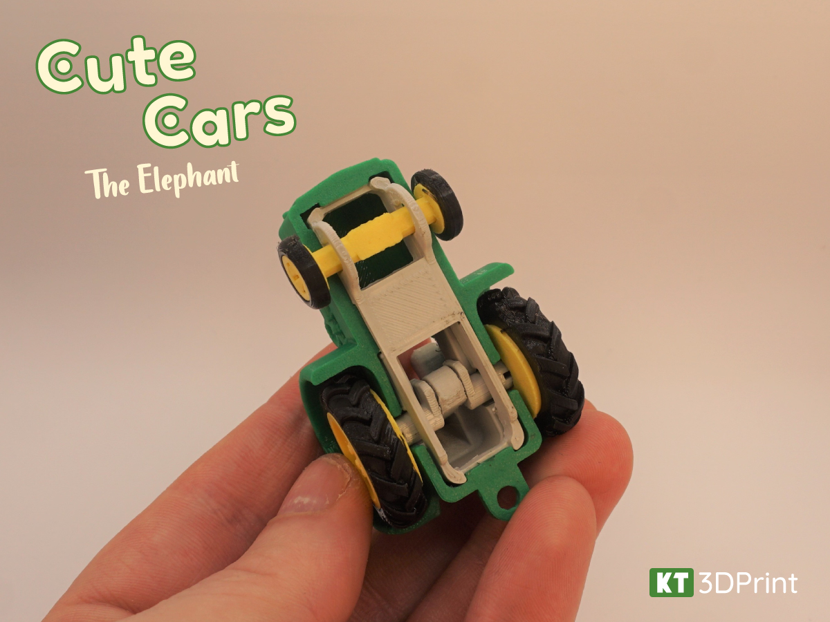 Cute Cars - The elephant by KT3Dprint | Download free STL model ...