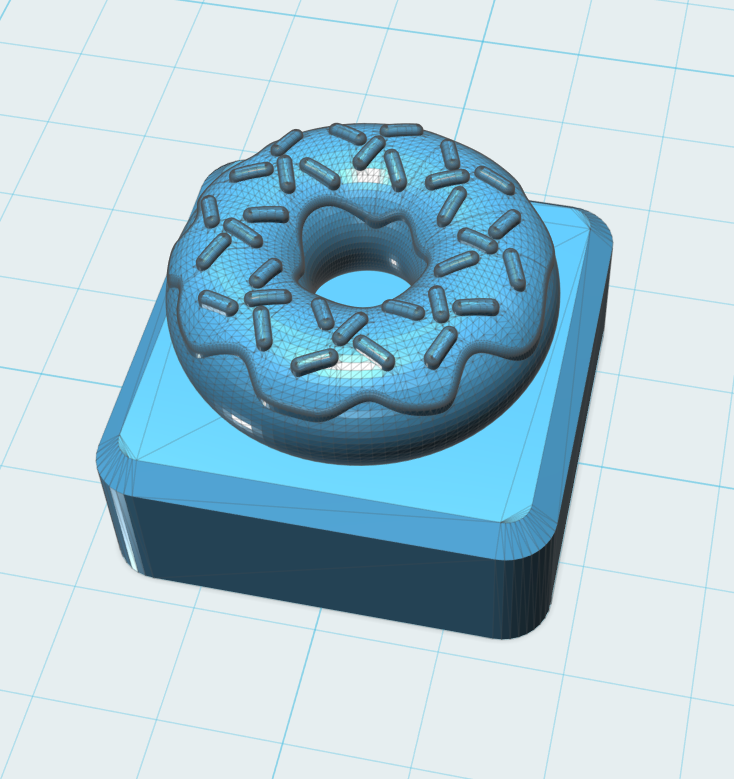 Low profile Donut Keyboard Keycap by Tzach | Download free STL model ...