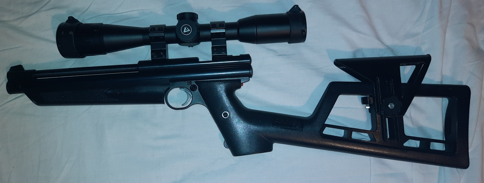 Adjustable cheek rest for Crosman stock (13xx, 22xx, ...) by ...