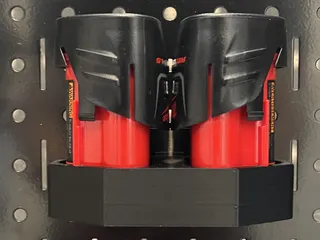 Wall Control - Milwaukee M12 CP Battery - Dual Mount by memberGondor ...