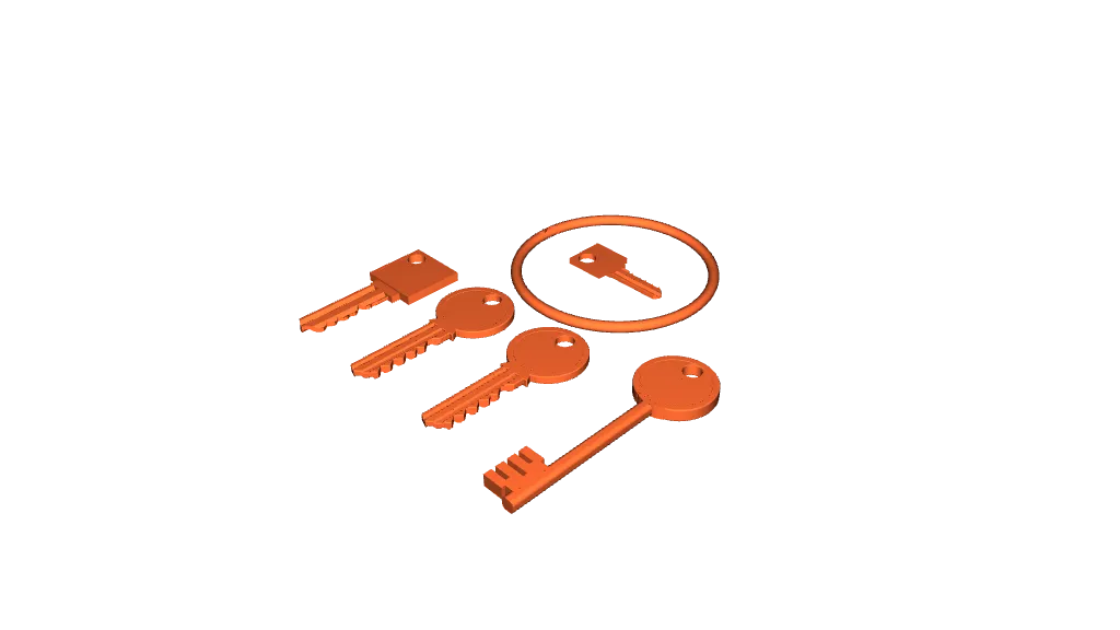 Toy keys for the kids by Nicolas Dumont | Download free STL model ...