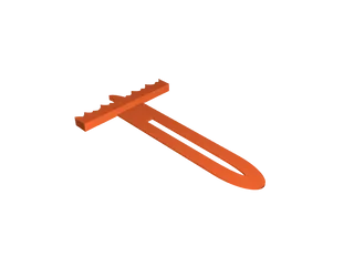 Shark Bookmark by rreibel | Download free STL model | Printables.com