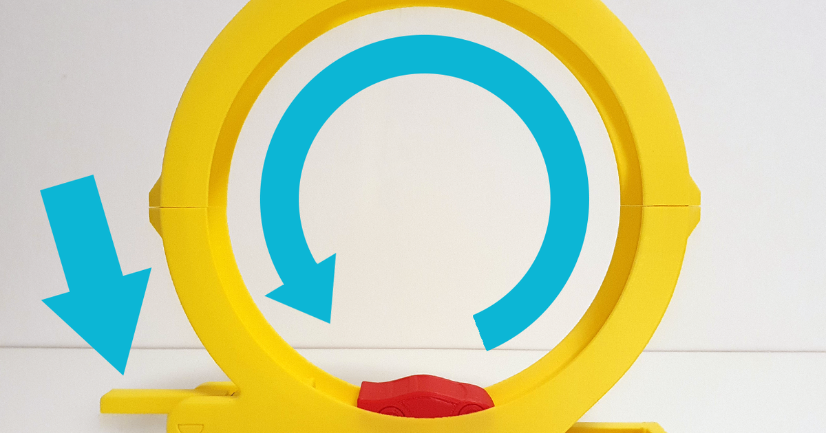 Toy car loop by Thomas H 3D | Download free STL model | Printables.com