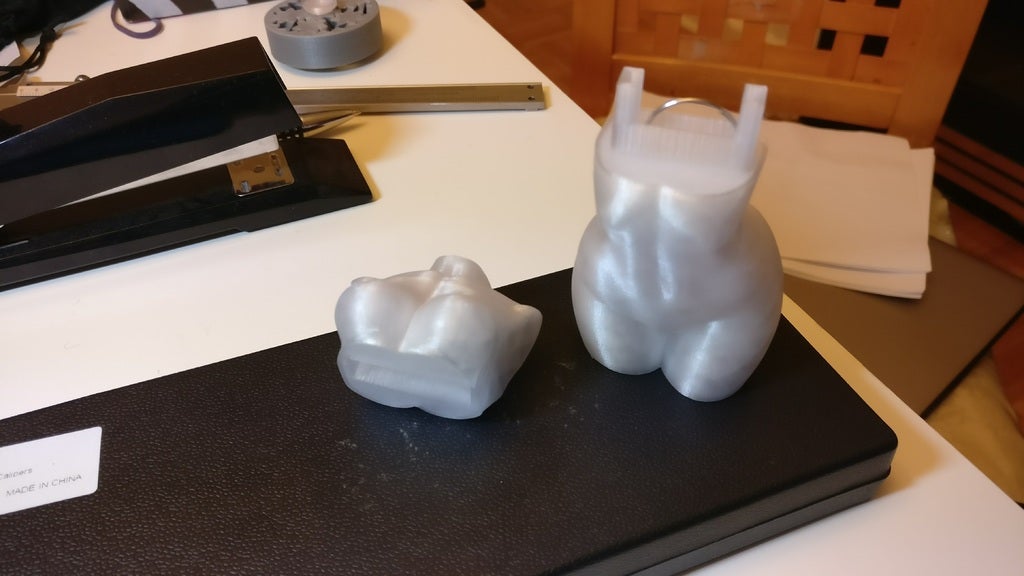 Woman Torso Wedding Ring Holder V1 by Larry Guo | Download free STL ...