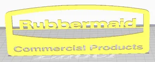 Rubbermaid LunchBlox Label by Teslaactions | Download free STL model ...