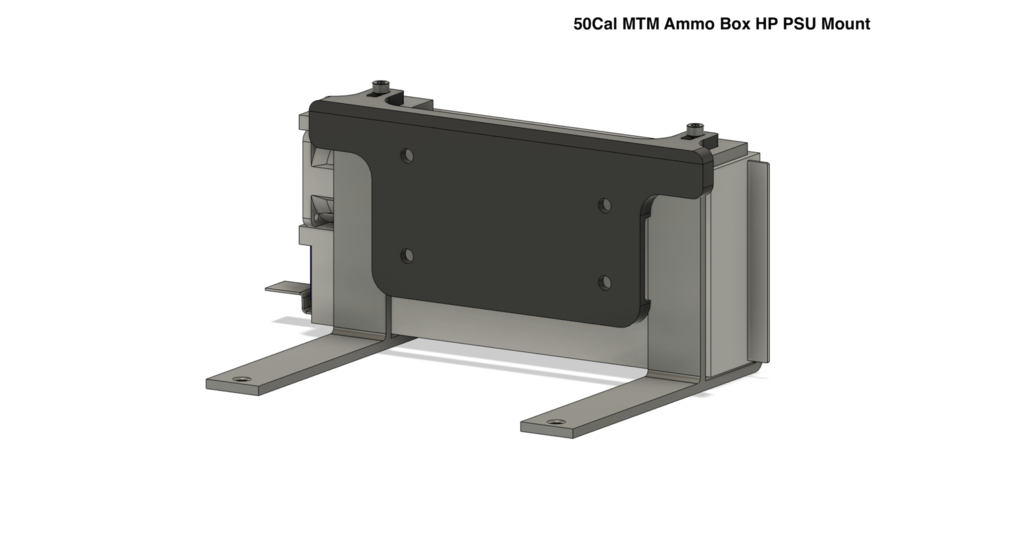 HP PSU Mount - MTM 50Cal Ammo Box by Derik Whittaker | Download free STL model | Printables.com