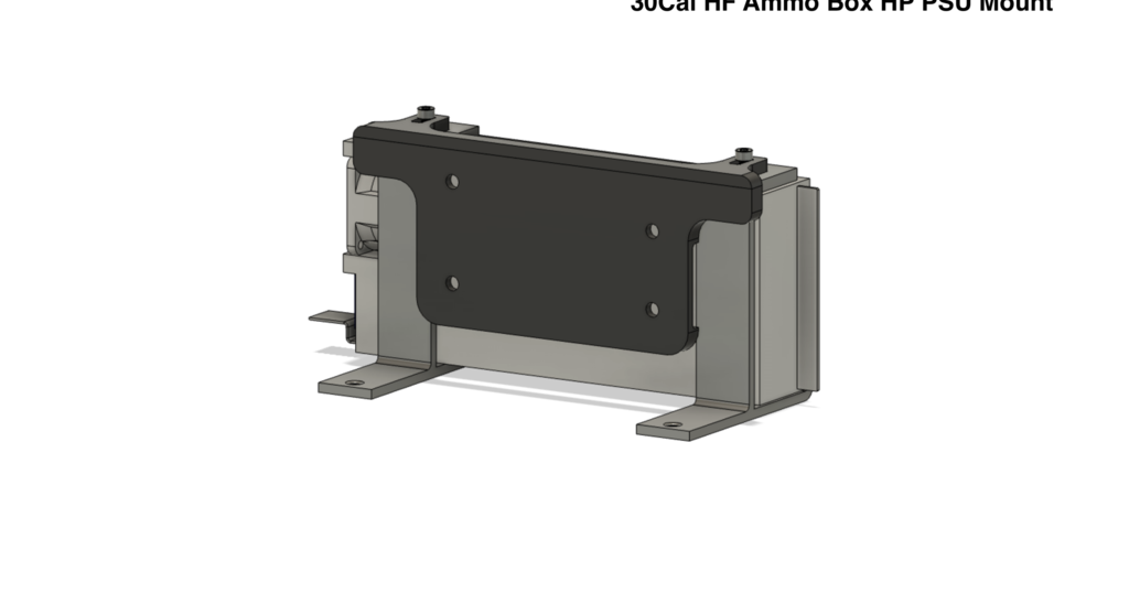 HP PSU Mount - HF 30Cal Ammo Box by Derik Whittaker | Download free STL model | Printables.com