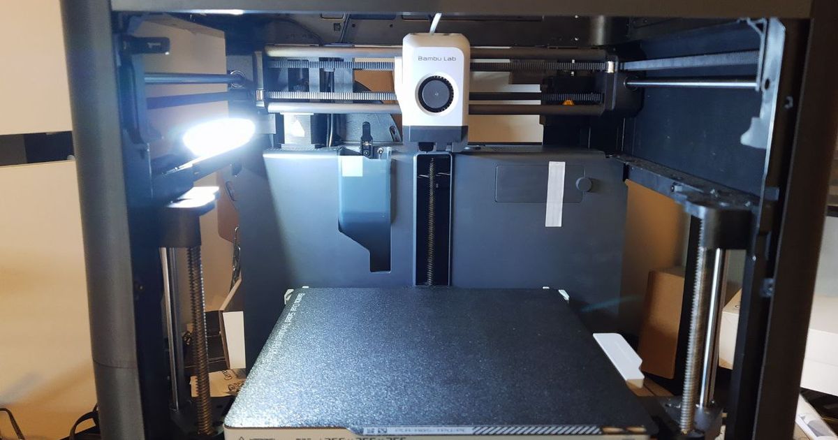 DIY LED Bambu Lab P1P - Side Mount by Rob | Download free STL model ...