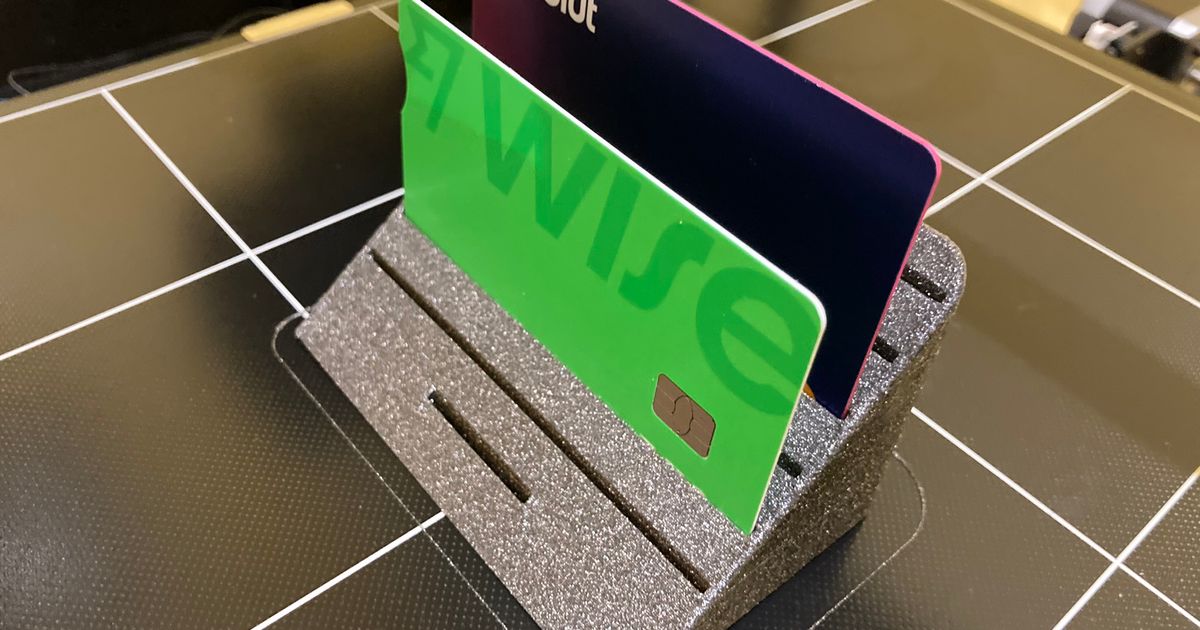Credit card, bank card holder by any3d | Download free STL model ...