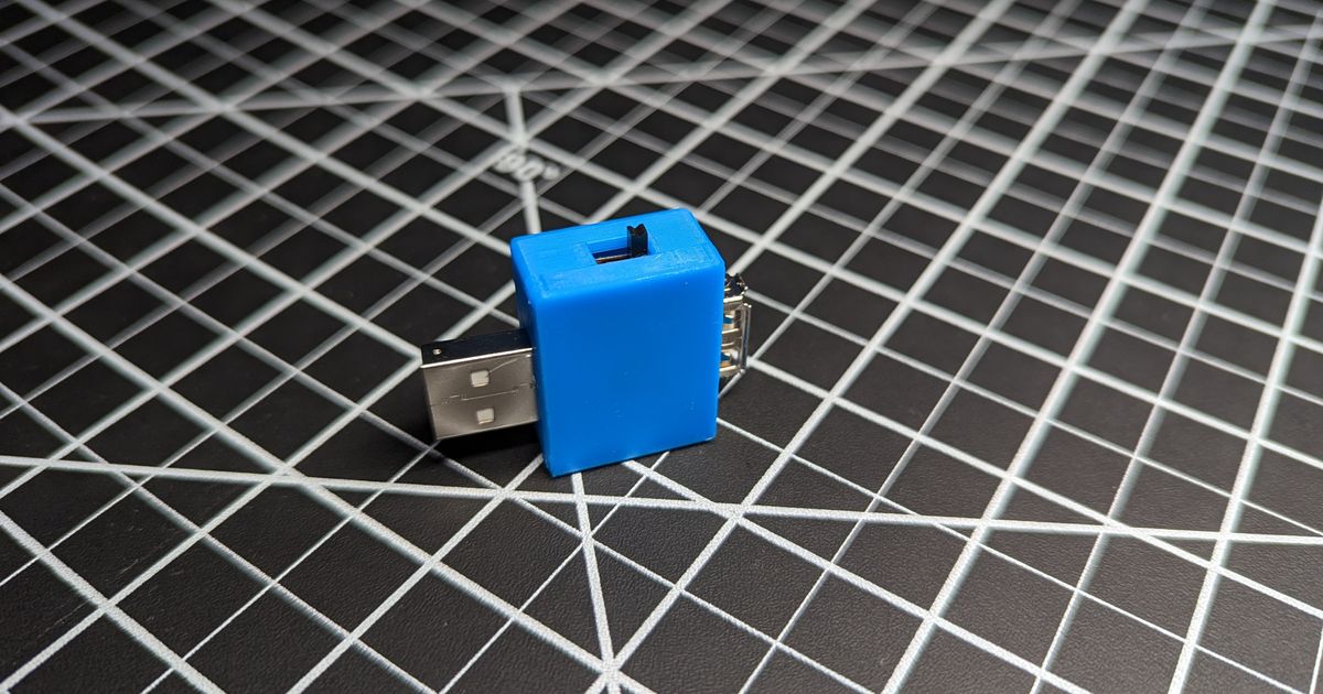 USB Power Blocker Case by Fatmann Makes | Download free STL model ...