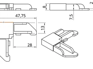 Window Screen Corner Clip by jippeenator | Download free STL model ...