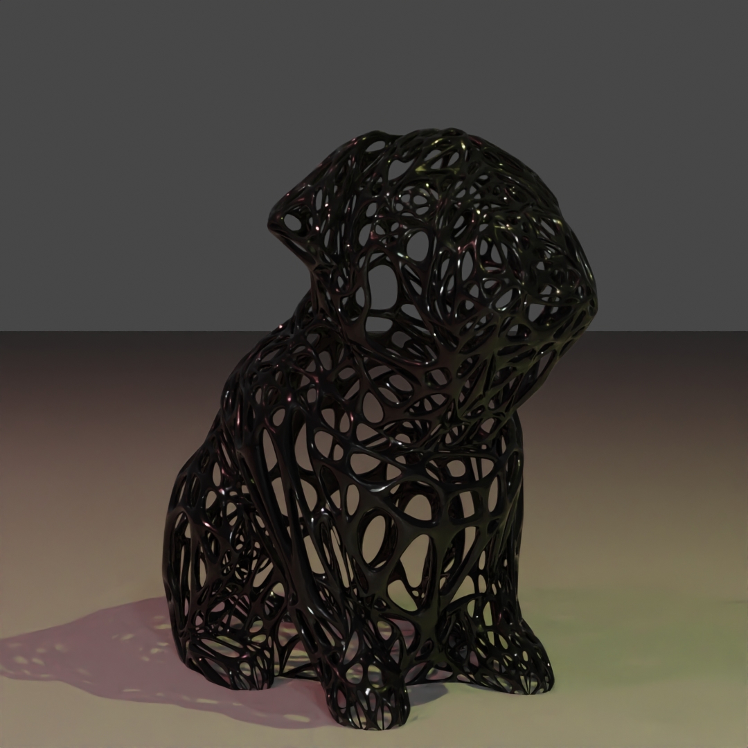 Josef Prusa's pug Buddy - Voronoi Style by Maker81 | Download free STL ...