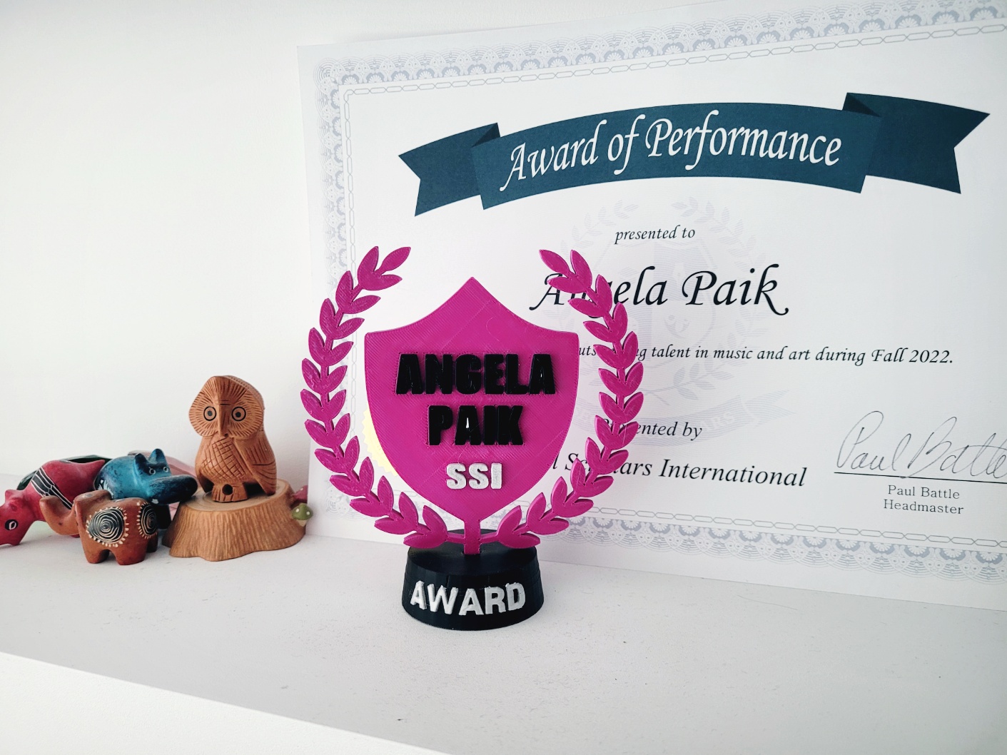 Simple Award by Clara Kim | Download free STL model | Printables.com