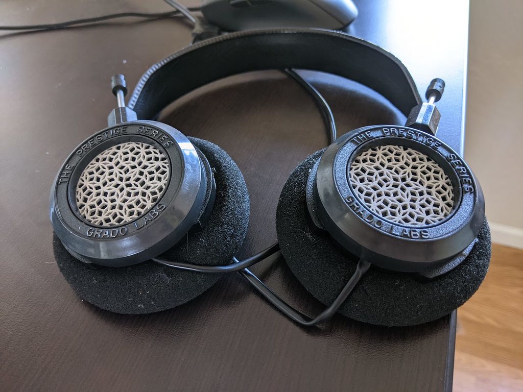 Grado Headphone Mesh and Endcap by rmayf | Download free STL model ...