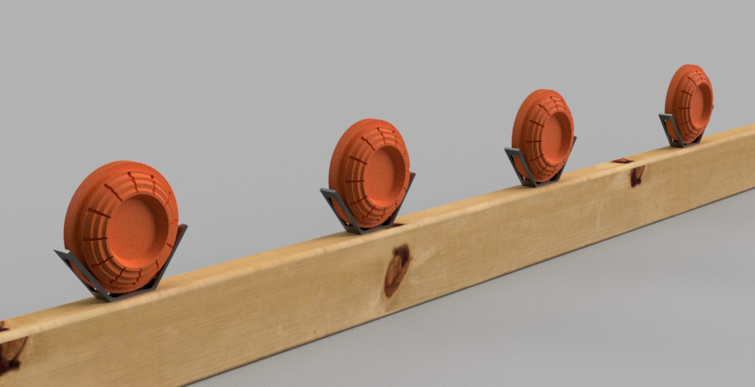 Clay Pigeon Target Holder by ECF | Download free STL model | Printables.com