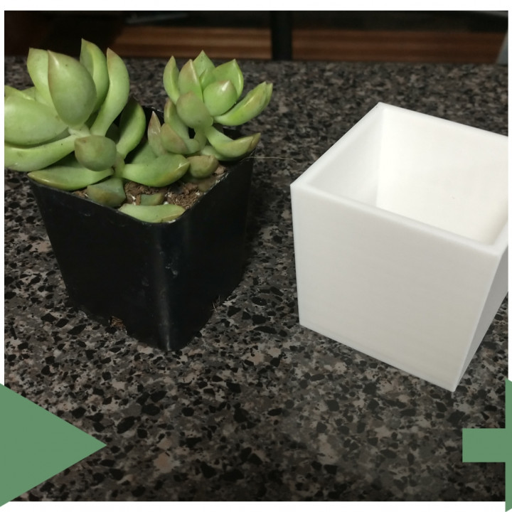 Simple Succulent Planter Holder by MylerMaker3D | Download free STL ...