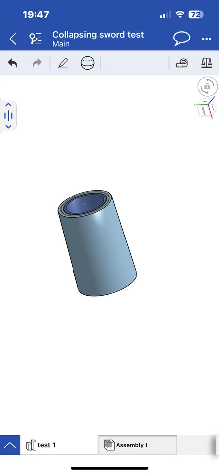 Collapsing sword test by Trazelman | Download free STL model ...