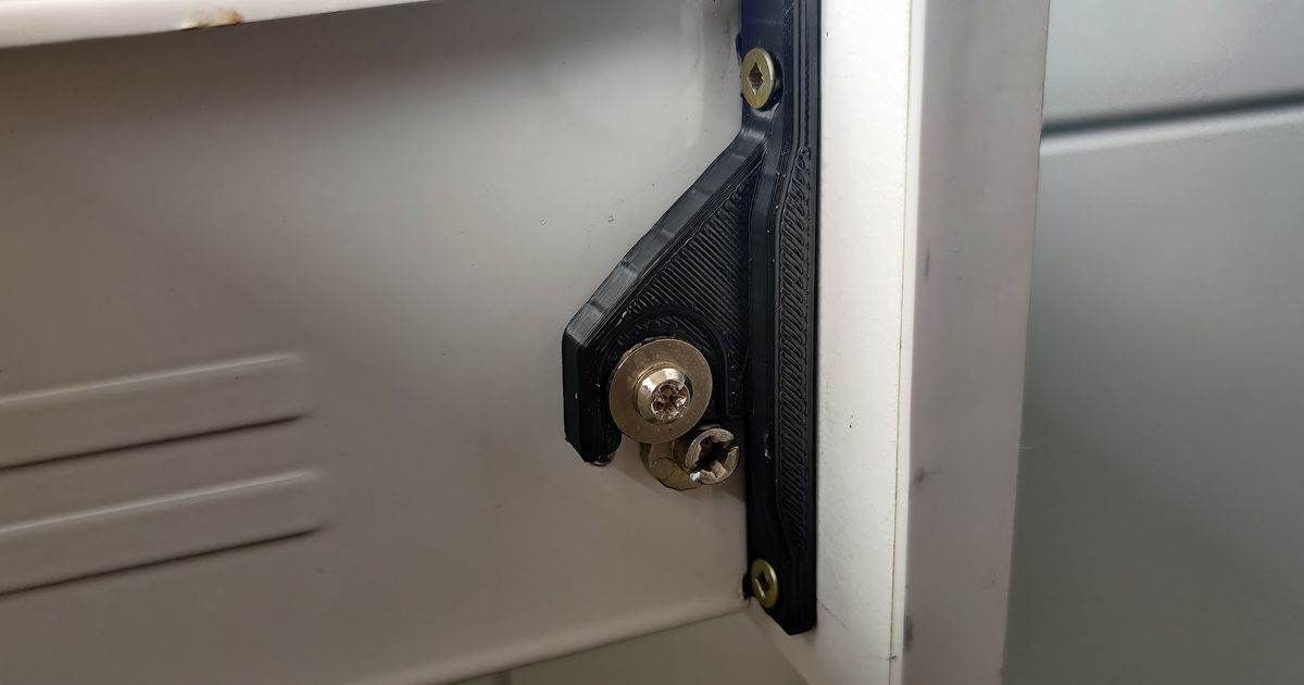 Drawer Front Bracket by mtongnz | Download free STL model | Printables.com