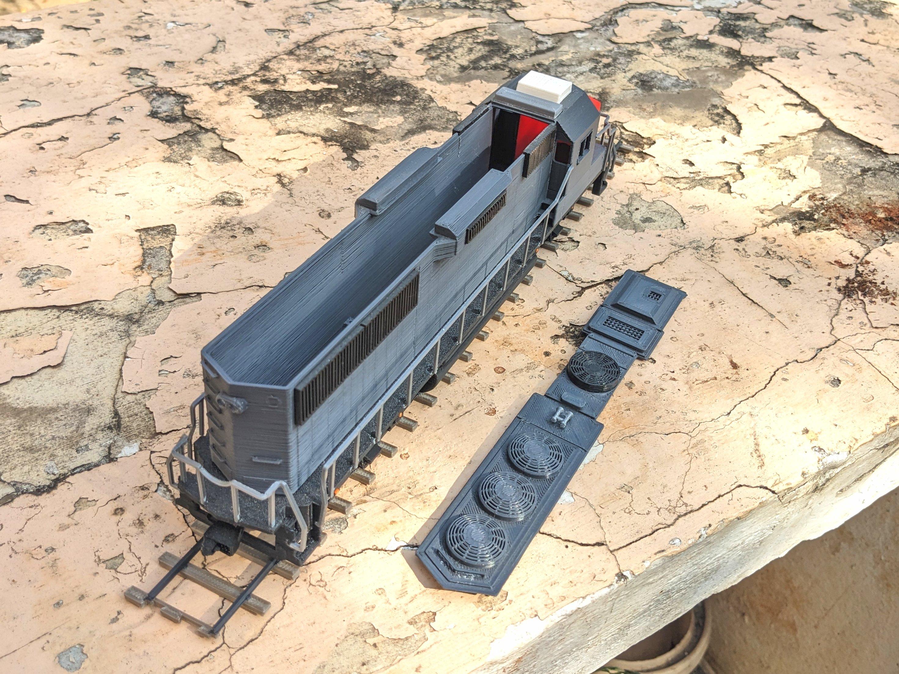 GP60 Locomotive - Dragon Railway by RamBros | Download free STL model ...