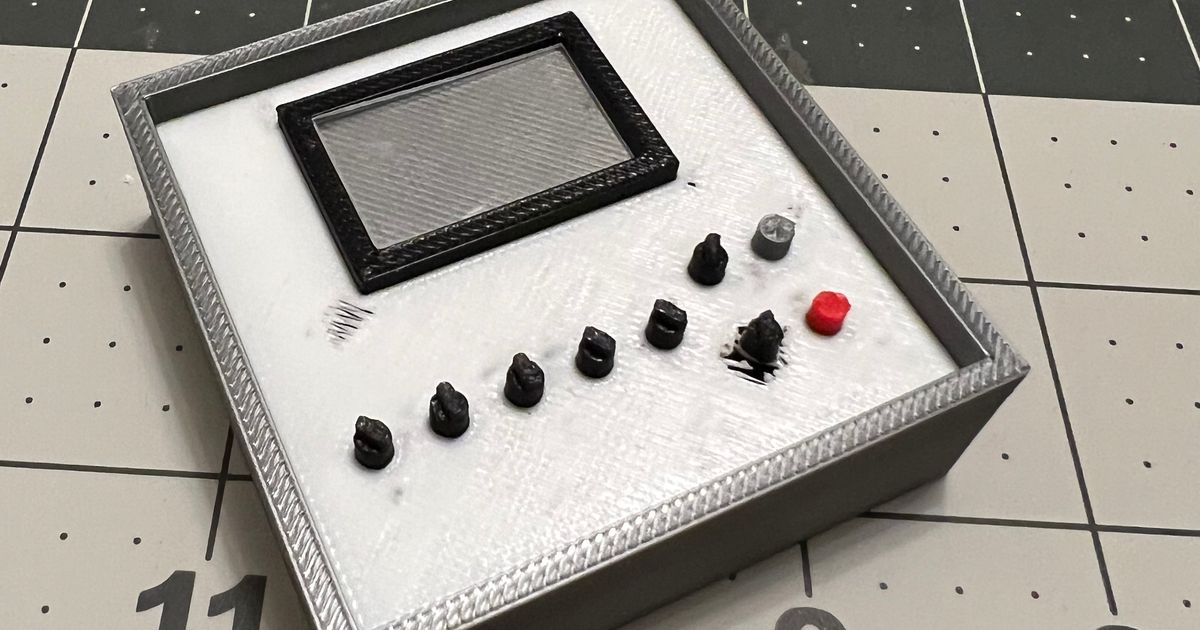 Scale Large HMI PLC by Maker1 | Download free STL model | Printables.com