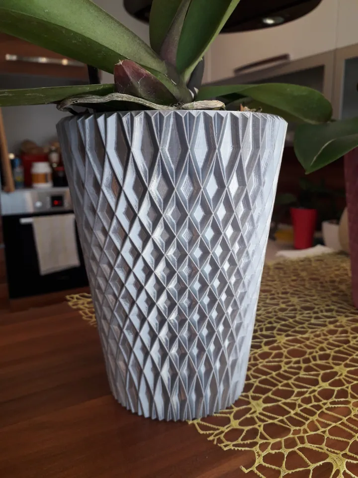 Modern plant pot for Orchid by SD product | Download free STL model ...