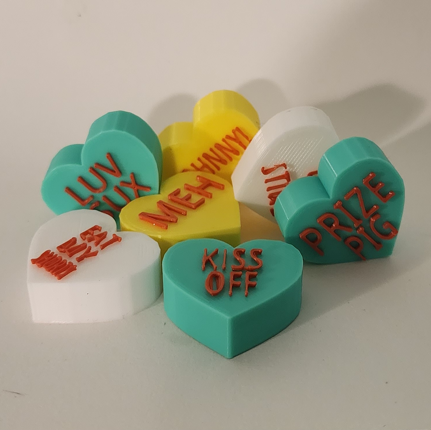 Simpsons Conversation Hearts von Ghettoblasta | Kostenloses STL-Modell ...