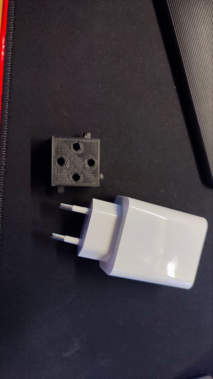 AC Adapter Block - EUROPE by Johination | Download free STL model ...