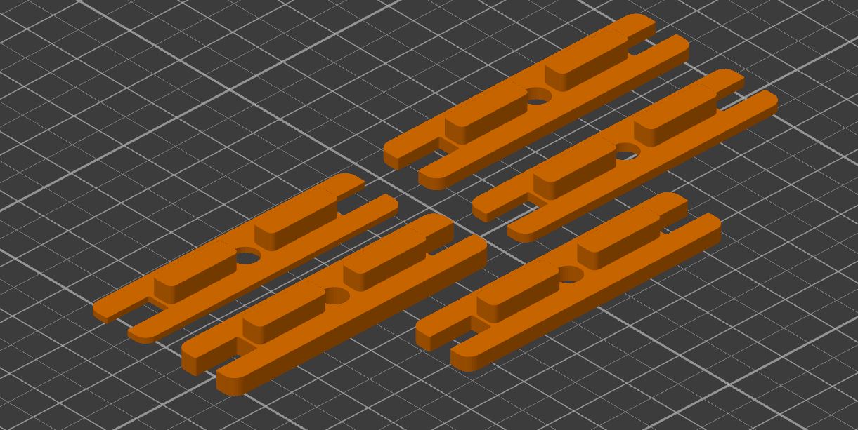 UPVC door lock tolerance shims by IE | Download free STL model ...