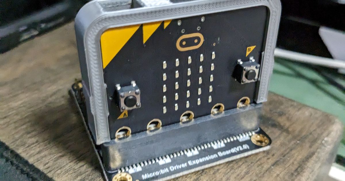 Microbit V2 Clip Frame for Expansion Boards by SG Newb Rider | Download ...