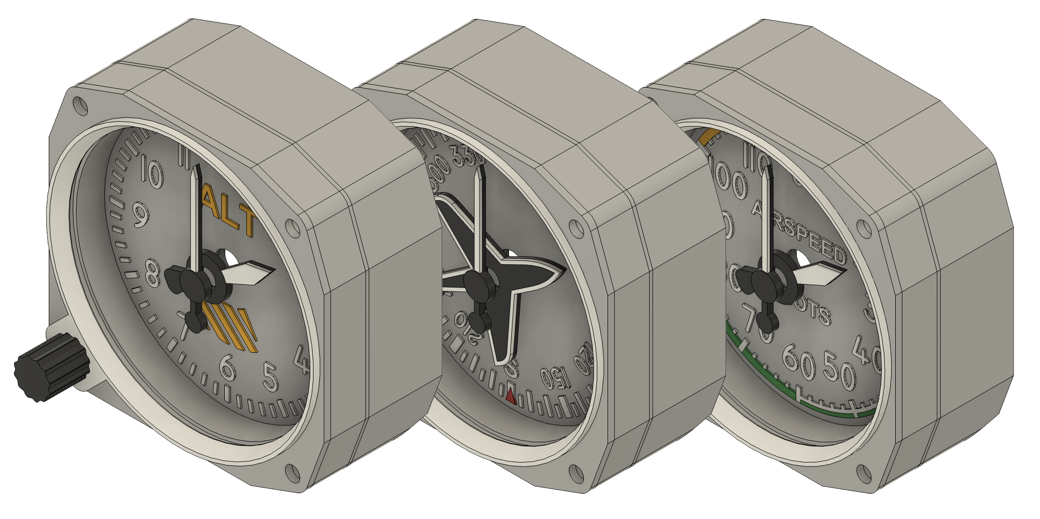 Airplane instruments clocks - MMU by Stéphane RATELET | Download free ...