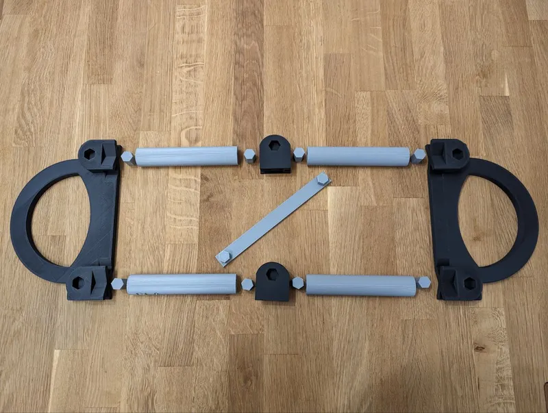 Fully Printable Filament Storage Rack by SteffPet3D | Download free STL ...