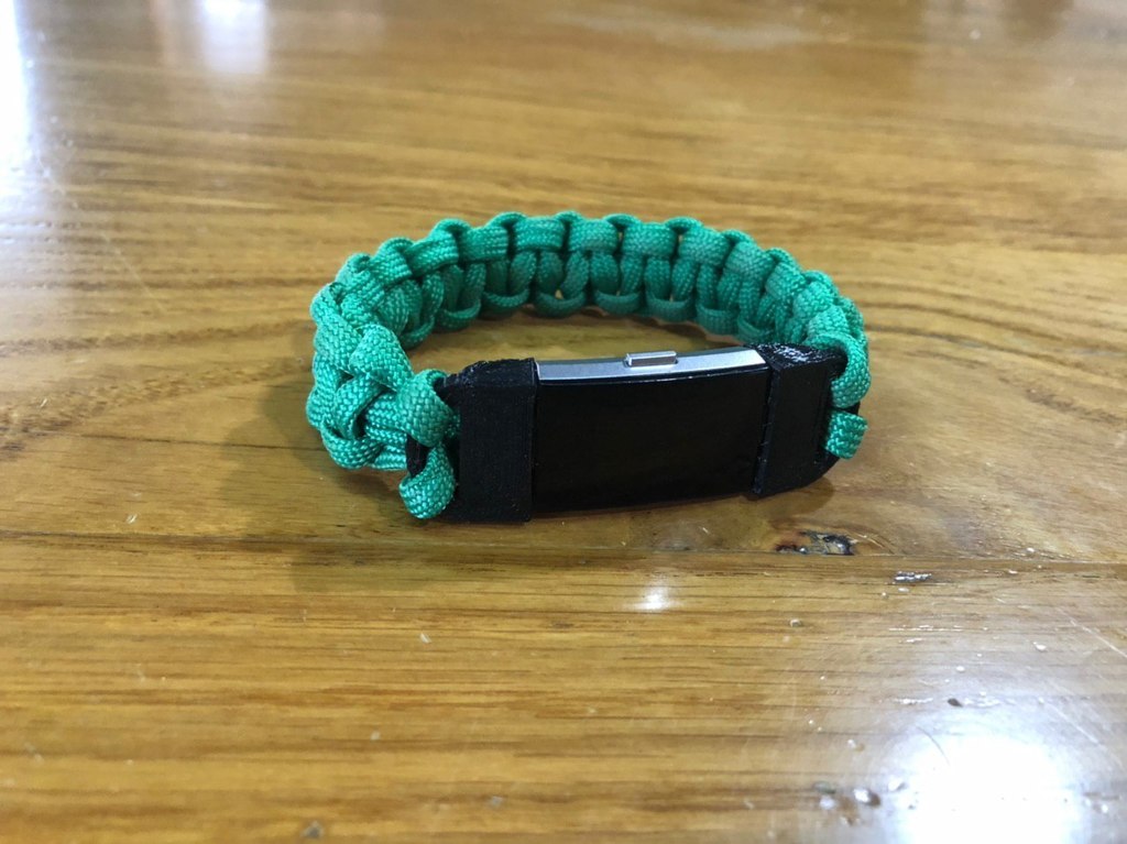 Fitbit Charge 2 Paracord Band Connector by Alberto | Download free STL ...