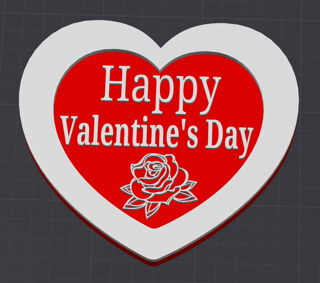 Valentines Day Heart by tobsidias | Download free STL model ...