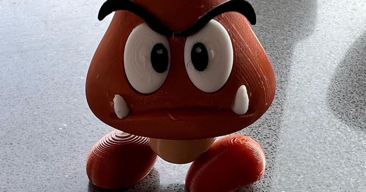 Goomba multi-part by Luis M. Gallardo D. | Download free STL model ...