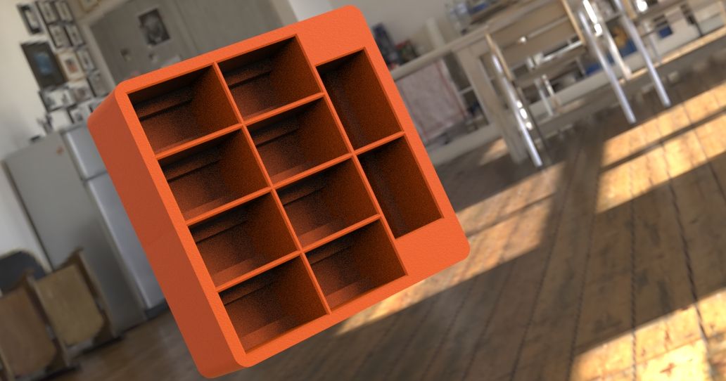 Gridfinity Safer 9V Battery Storage by PrussianTomasUSA | Download free ...