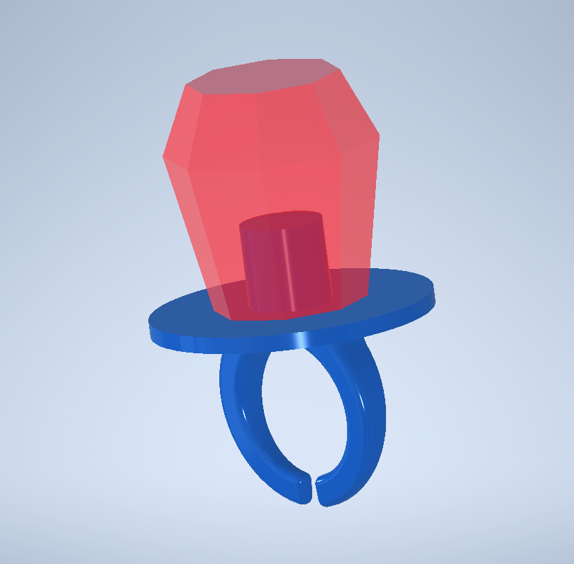 Deadpool engagement Ring by Bubblegum Joe | Download free STL model ...