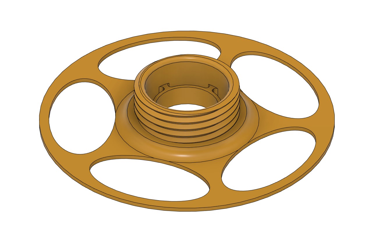 Collapsible spool for filament in skeins by Demon777 | Download free ...