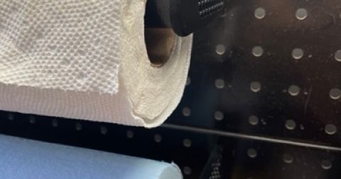 Pegboard Paper Towel Holder for Imperial Pegboards by dkrnet | Download ...