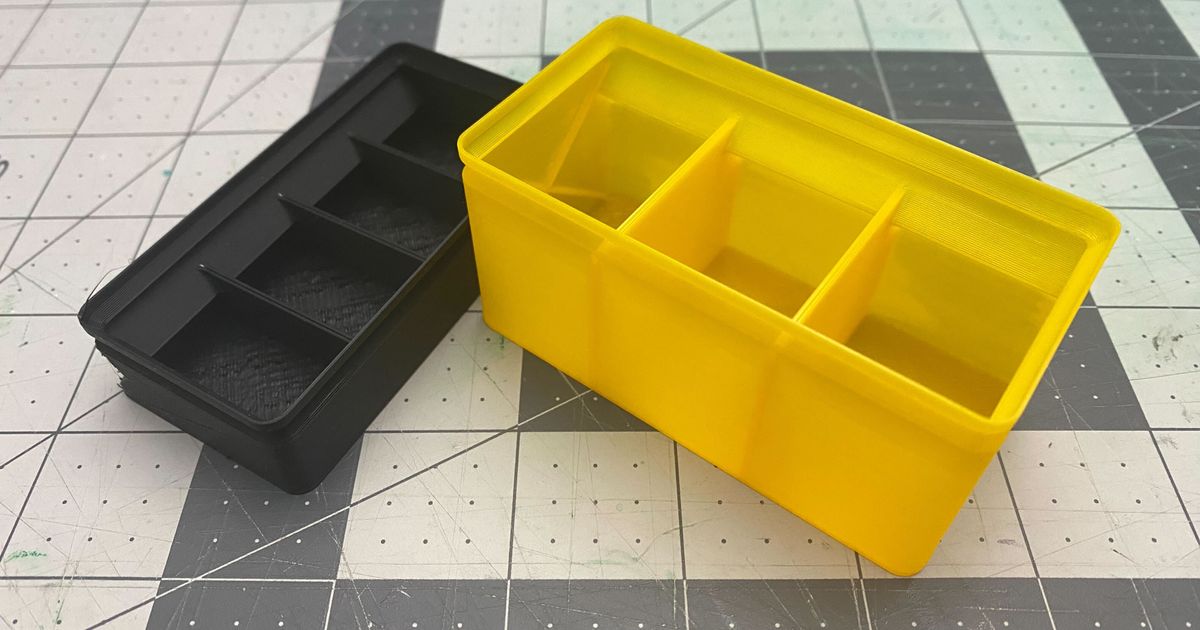 Gridfinity - Divided Vase Bins with Labels (120 models) by cyron52 | Download free STL model ...