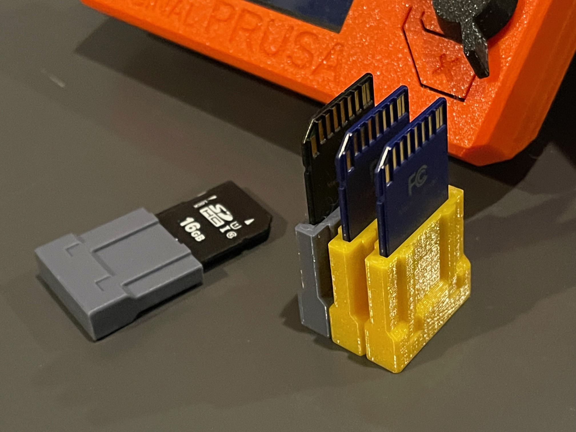 Larger Handle SD Card Grip Holder by Real 3D Prints | Download free STL ...