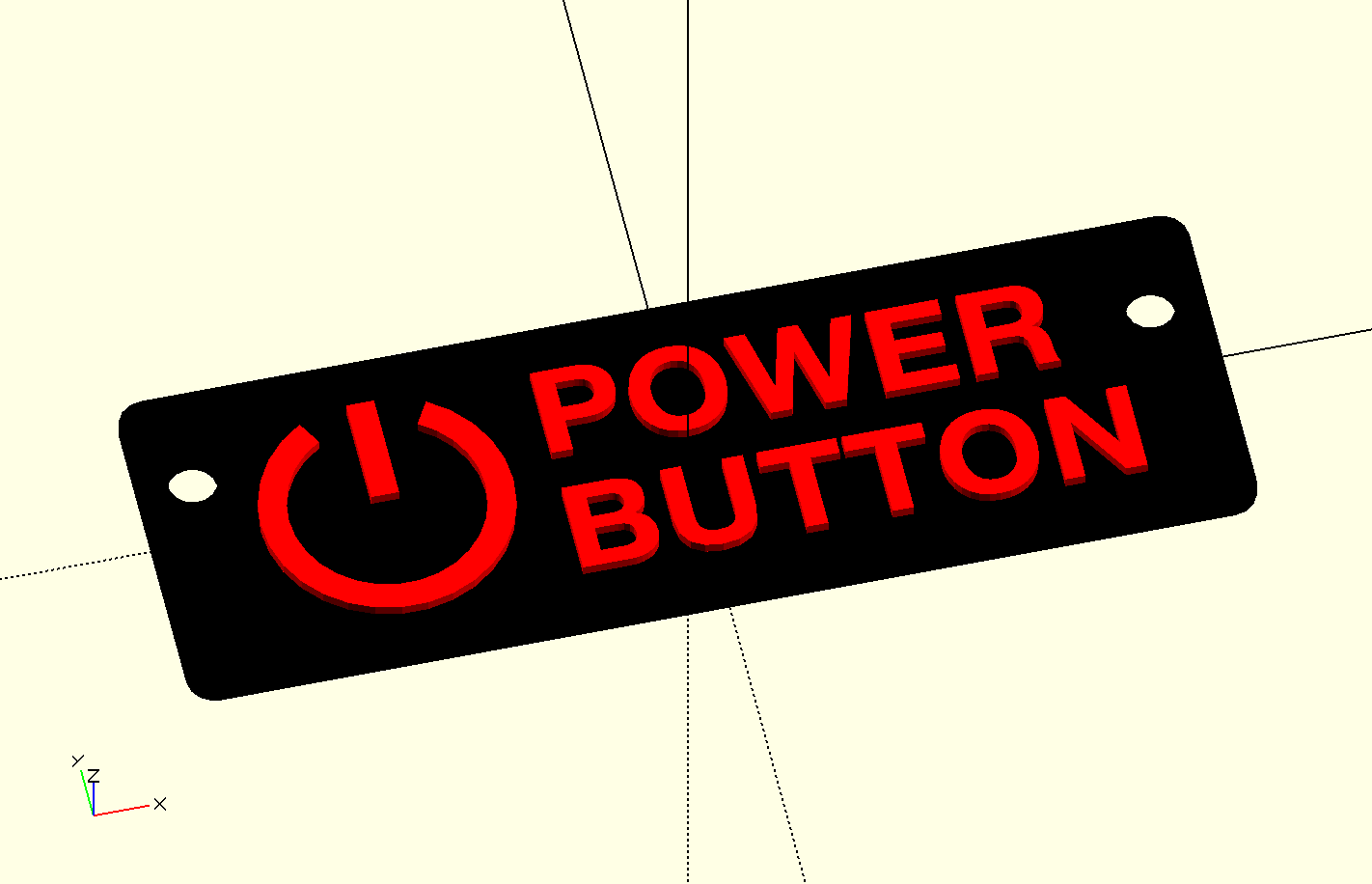 FTC Power Button Label by Tyler Hunt | Download free STL model ...