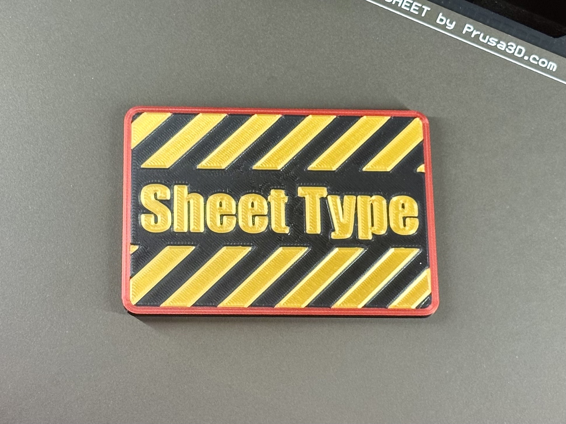 Sheet Type Sign (with magnets) by Morcegolas | Download free STL model ...