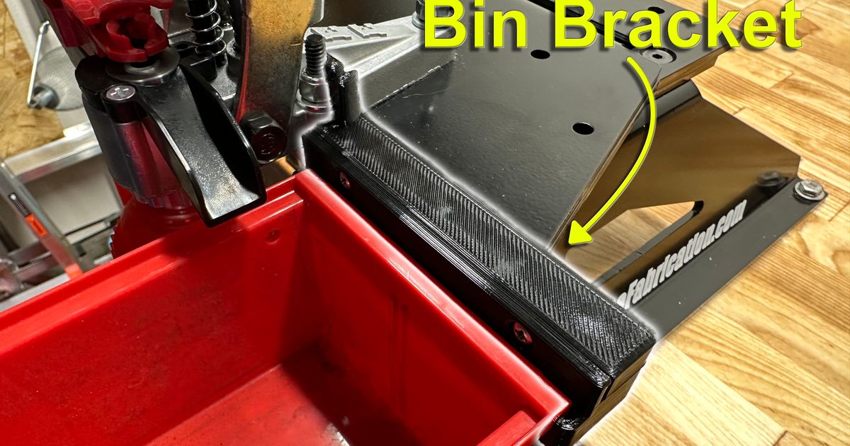 Akro/Uline Bin Bracket for Lee APP on IF QC Plate by kennyd1gital ...